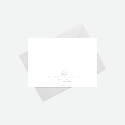 Happy Holidays - Holiday Card – in Perennial